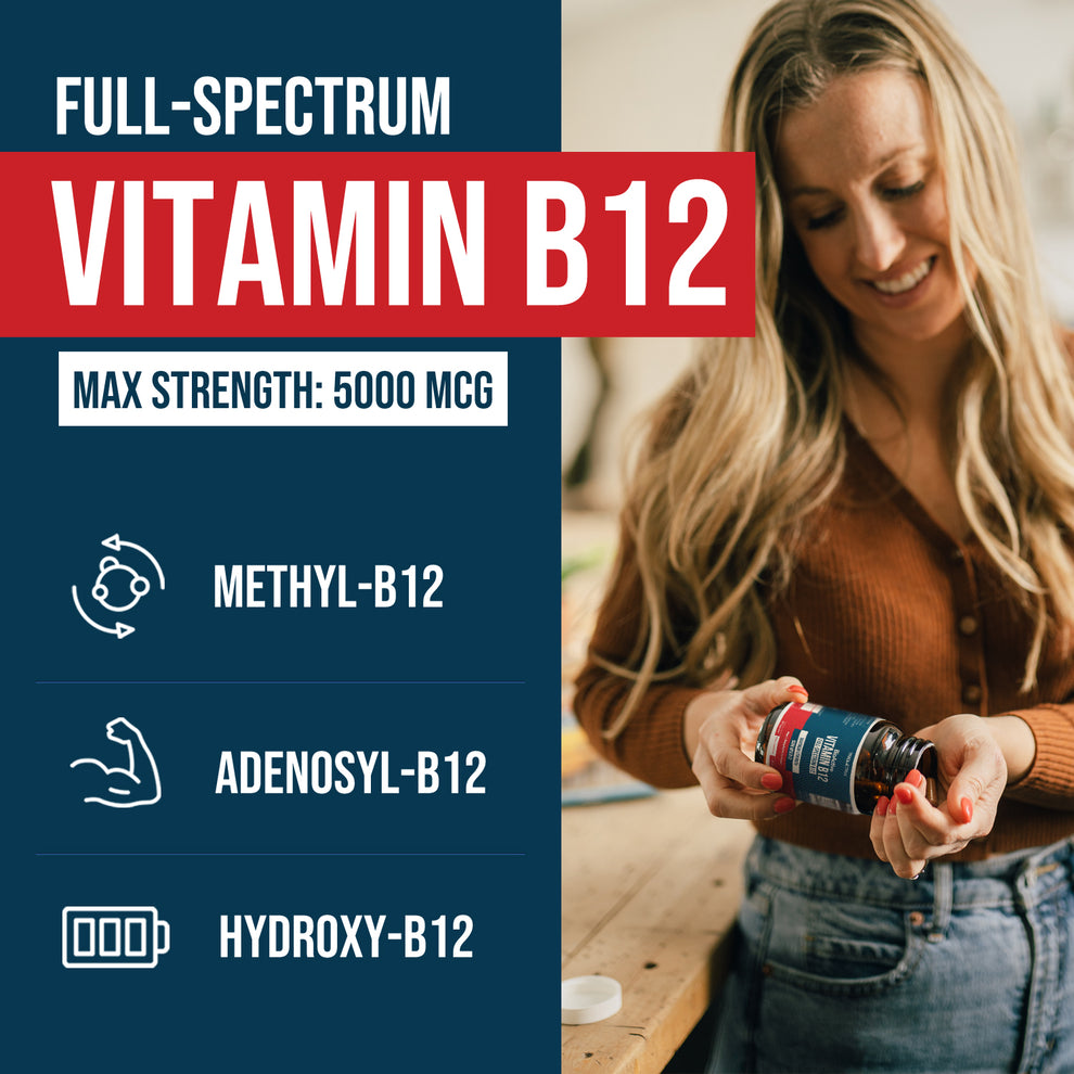 BioActive B12: Vitamin B12 Plus L-Methylfolate – Triquetra™