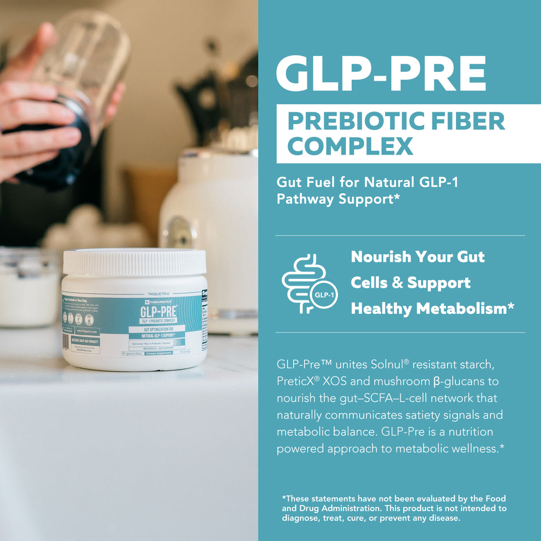 GLP-Pre: GLP-1 Prebiotic Fiber Complex* – Triquetra™
