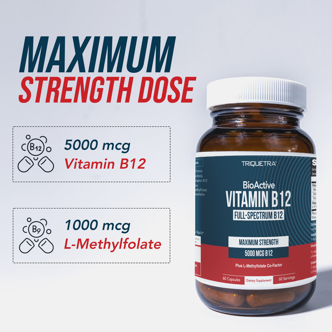 BioActive B12: Vitamin B12 Plus L-Methylfolate – Triquetra™
