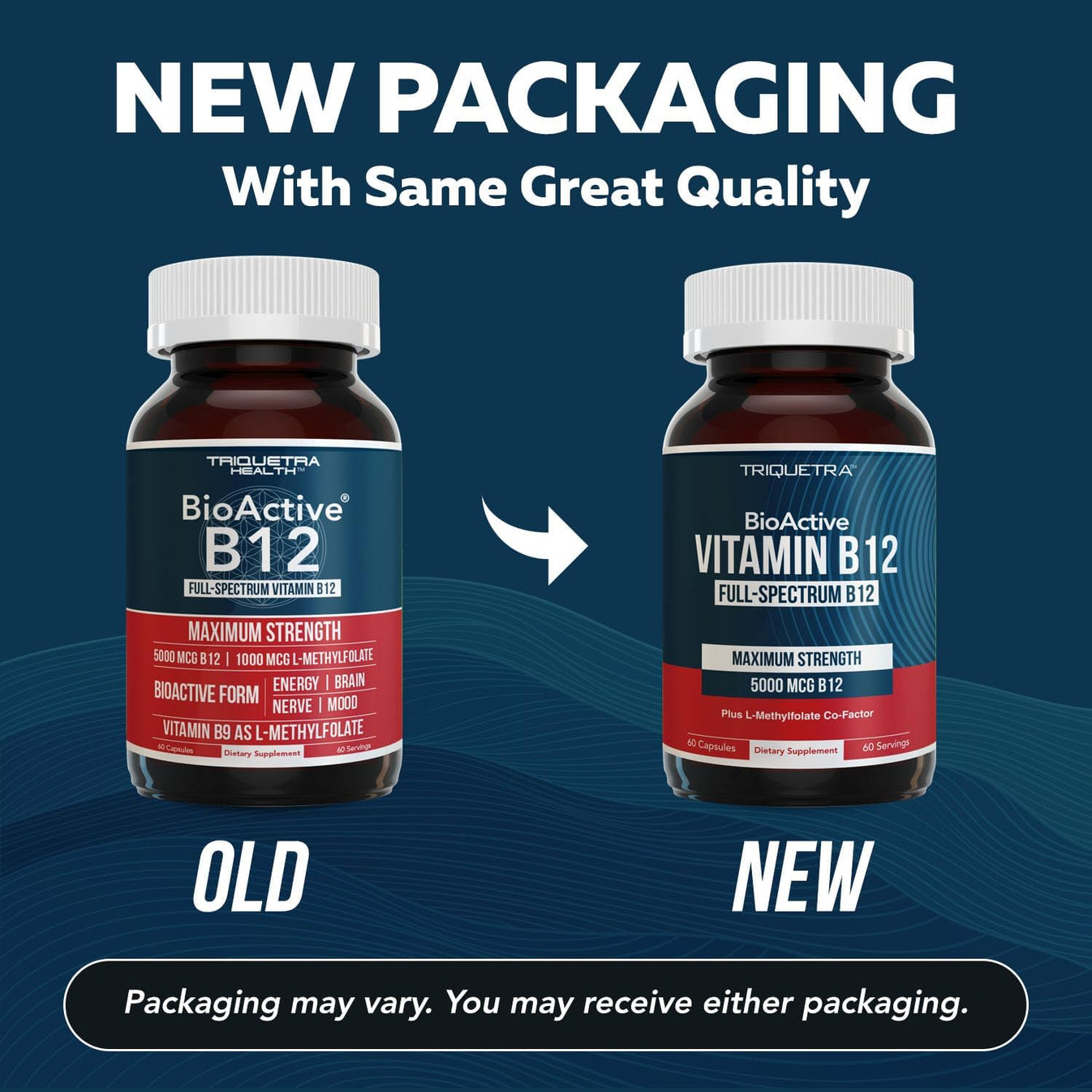 BioActive B12: Vitamin B12 Plus L-Methylfolate – Triquetra™