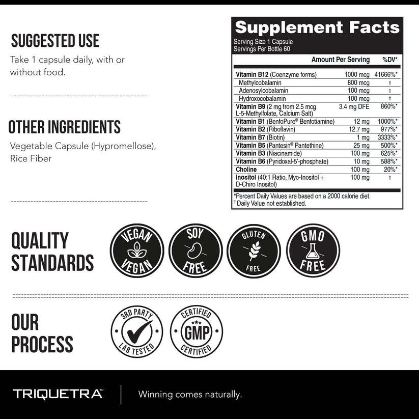 BioActive Vitamin B Complex – Triquetra™
