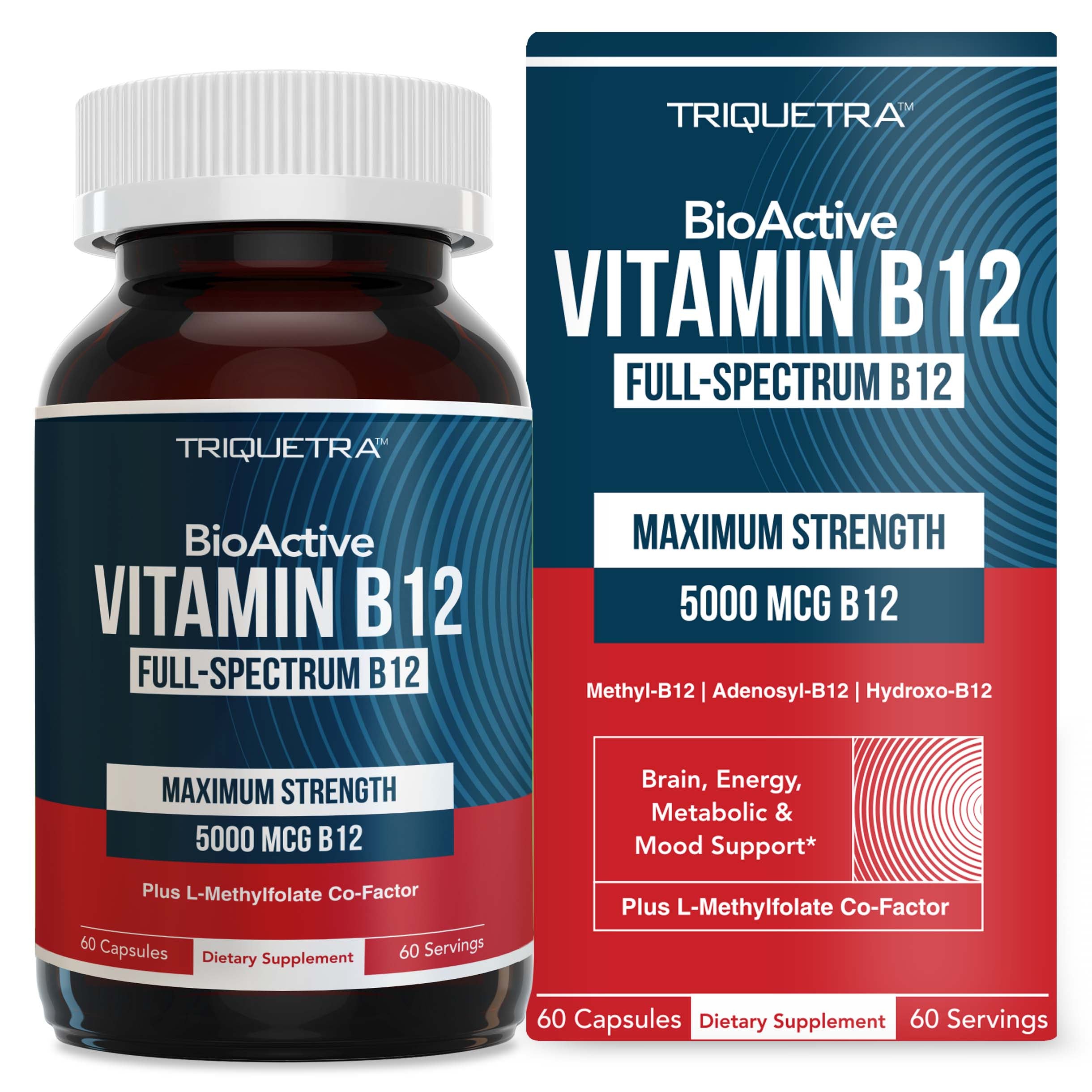 BioActive B12: Vitamin B12 Plus L-Methylfolate – Triquetra™