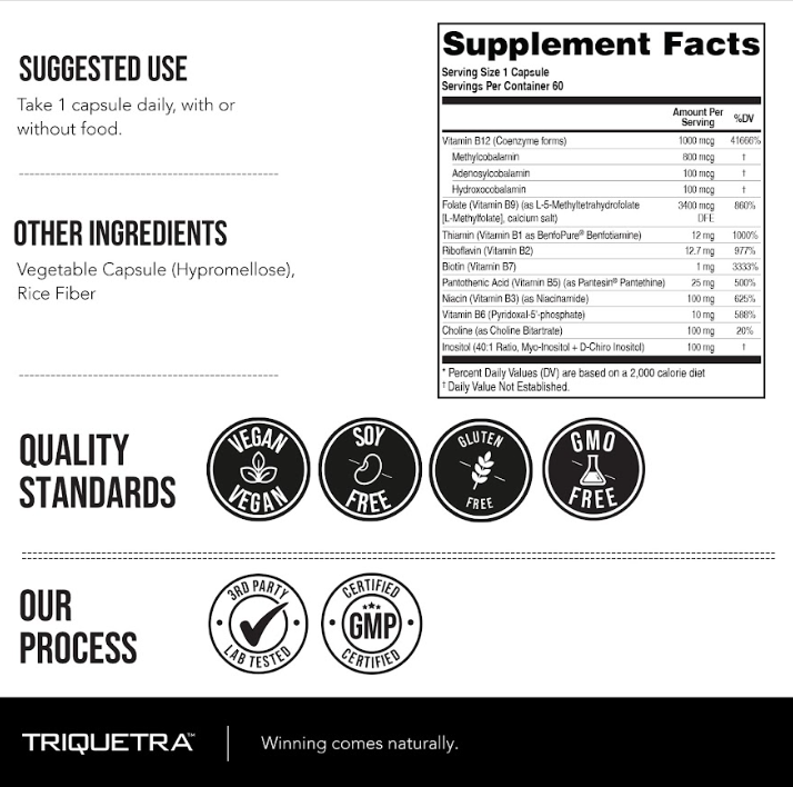 BioActive Vitamin B Complex – Triquetra™