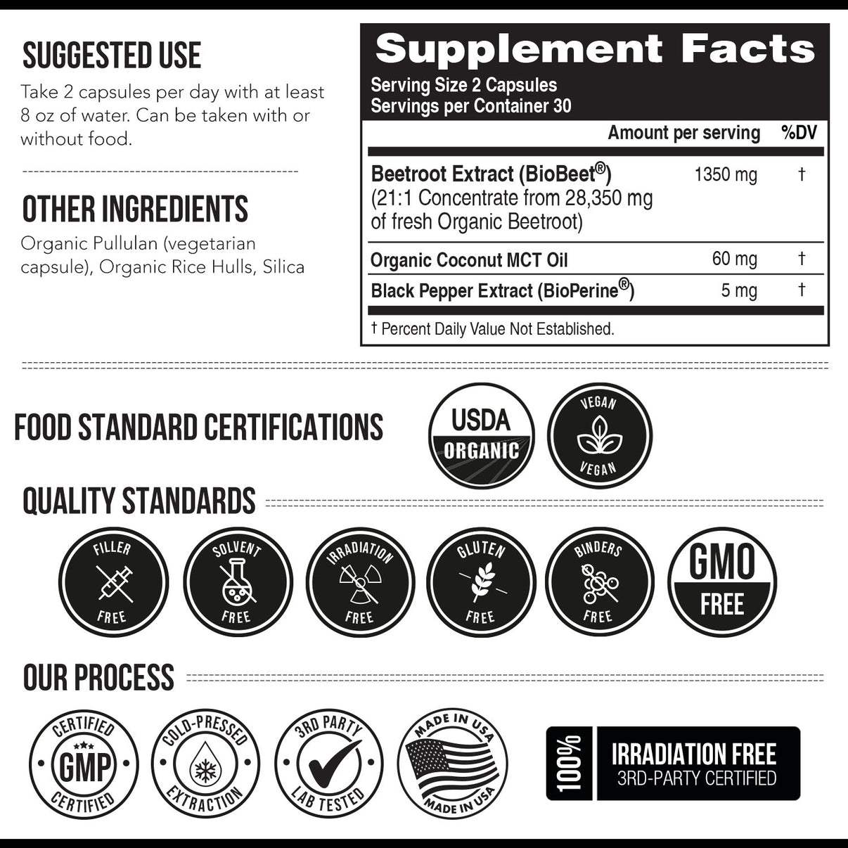 Triquetra Health BioBeet® Organic Beetroot Extract Capsules (60 ct ...