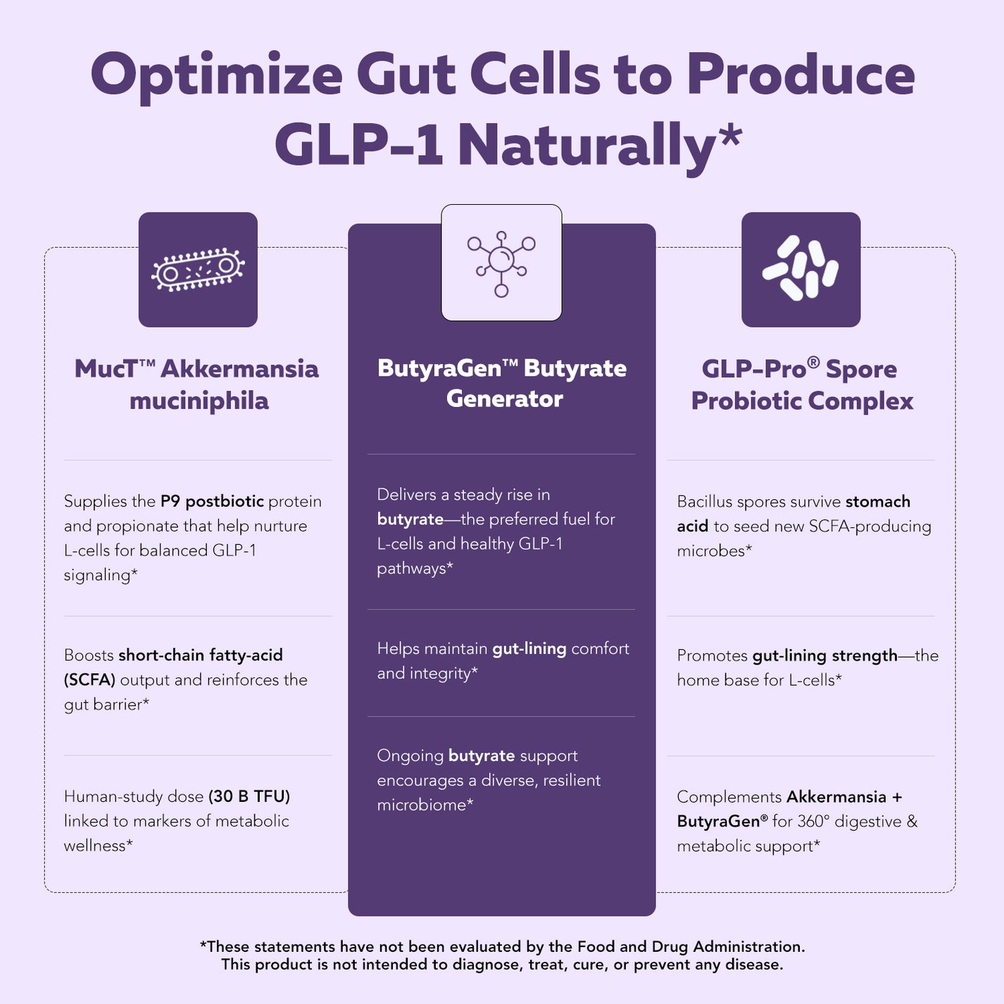 GLP-Pro | GLP-1 Probiotic & Postbiotic* – Triquetra™