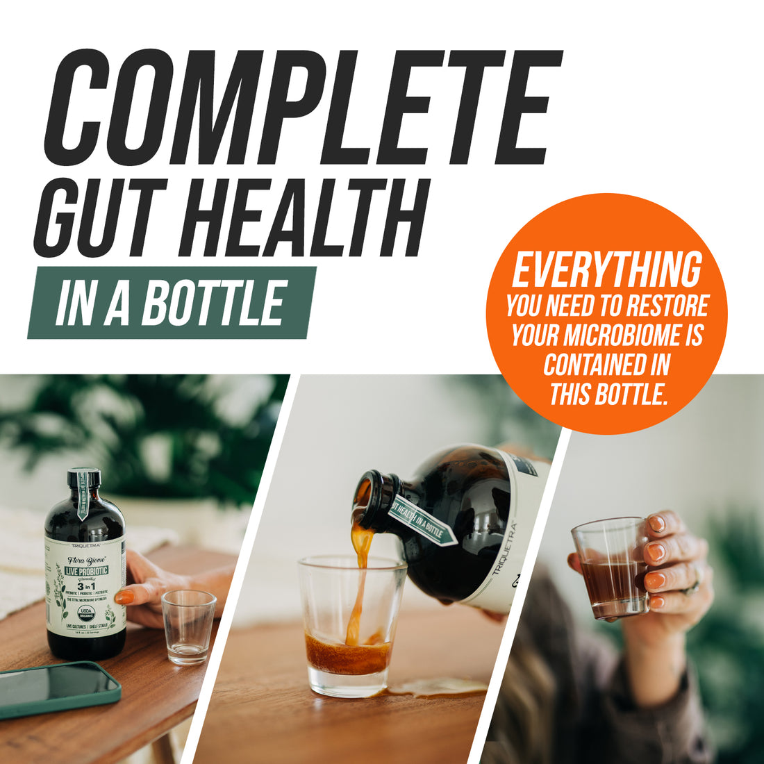Flora Biome™ Live Probiotic – Triquetra™