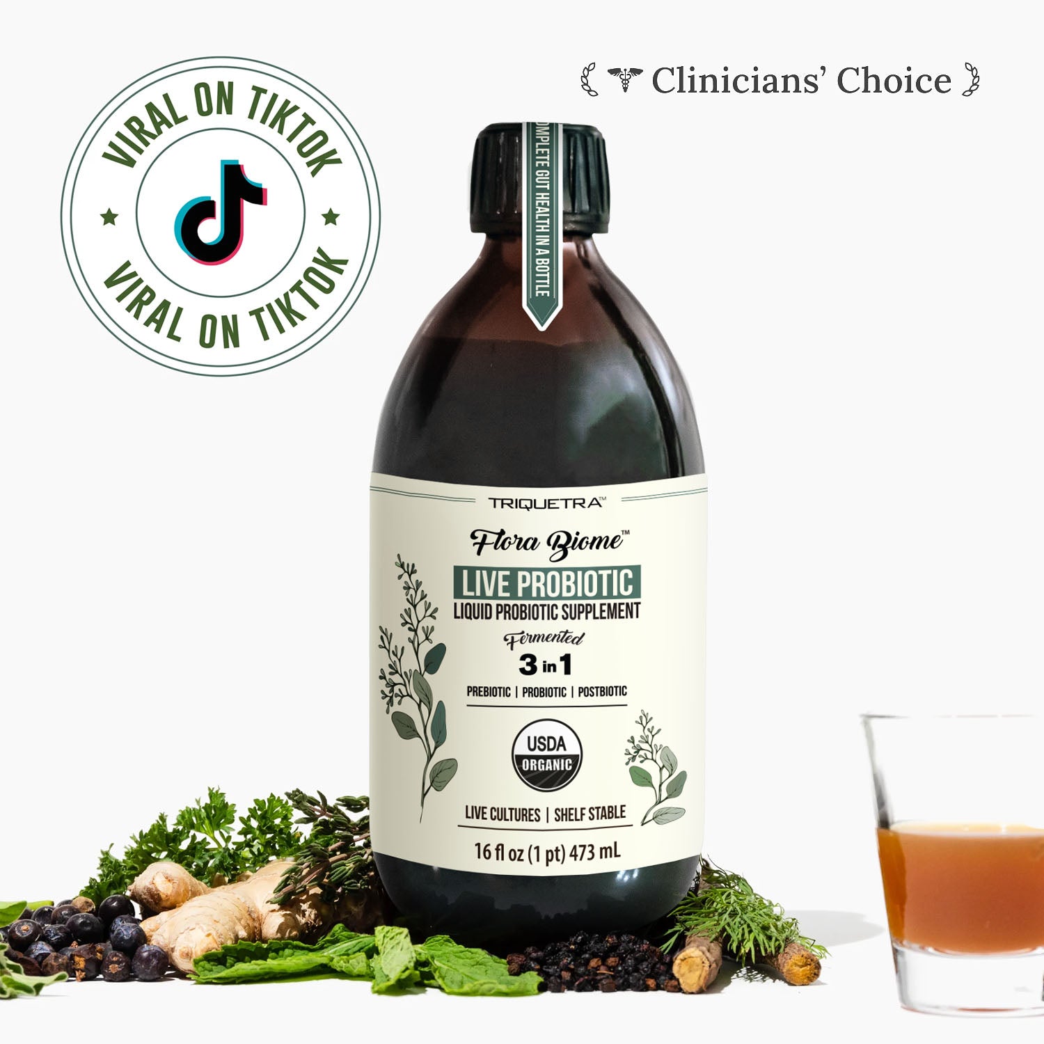 Flora Biome™ Live Probiotic – Triquetra™