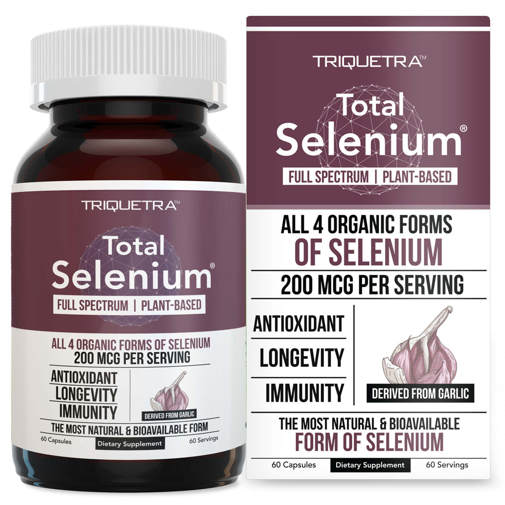 Total Selenium - 200 mcg, Plant-Based Selenium – Triquetra™