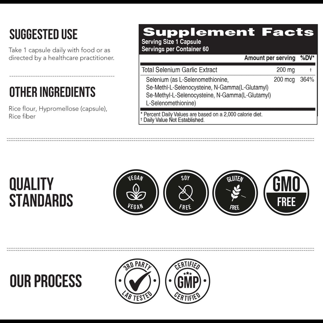 Total Selenium - 200 mcg, Plant-Based Selenium – Triquetra™