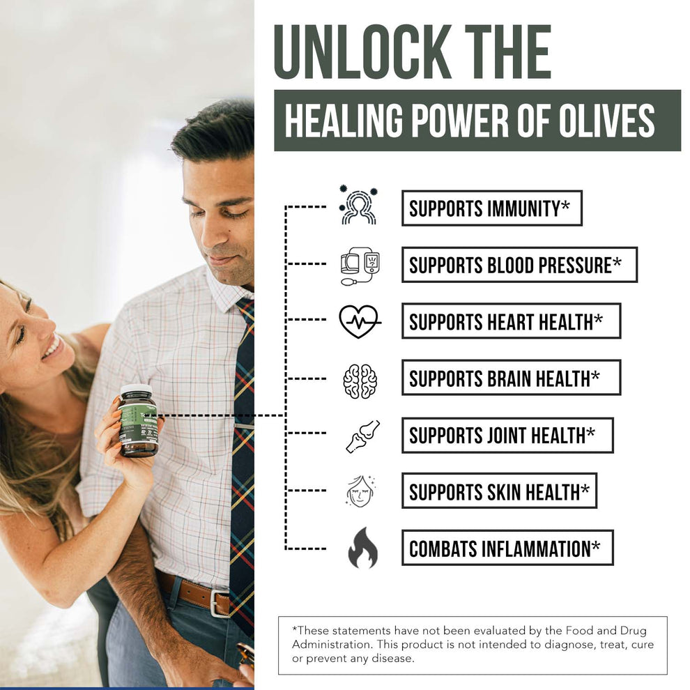 Triquetra Health Total Olive® Olive Leaf & Olive Fruit Extract (60 ct ...