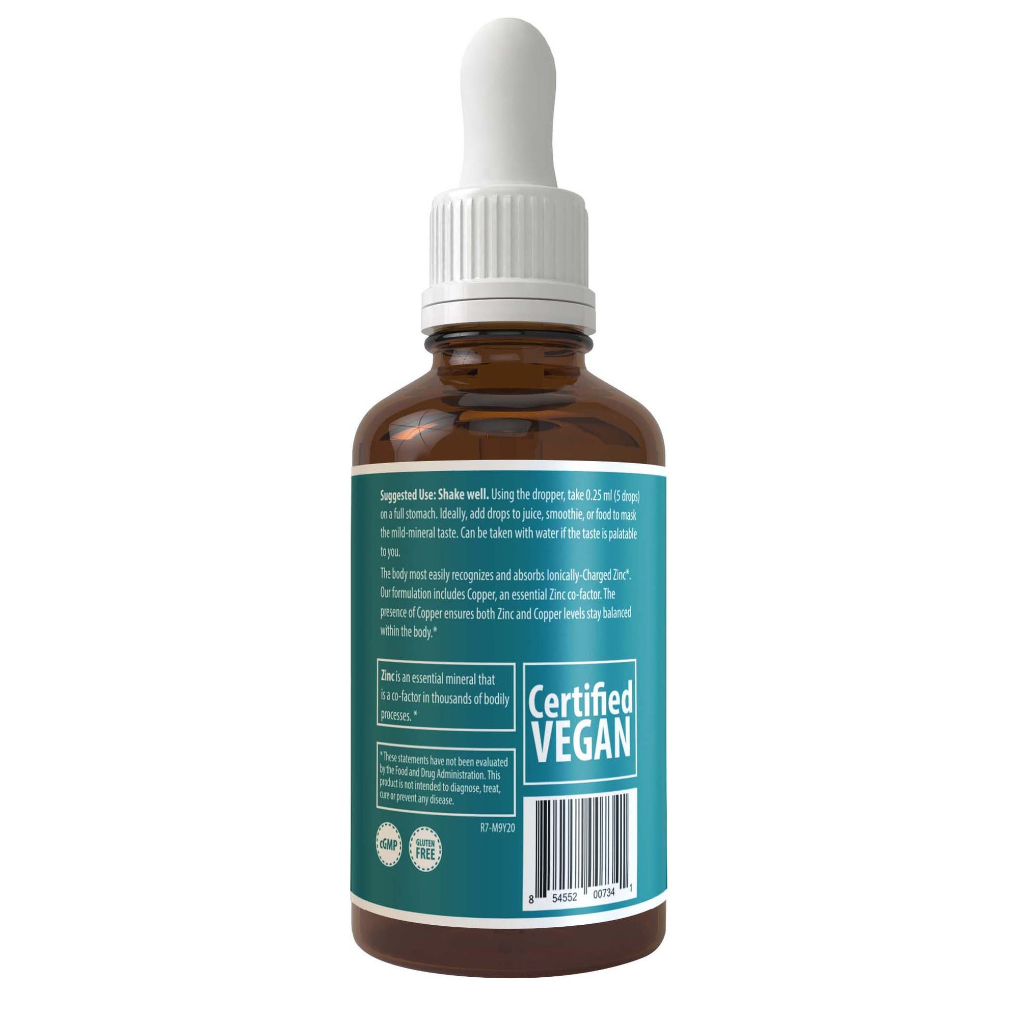Triquetra Health® Ionic Zinc Plus Copper Liquid Concentrate (2 oz ...